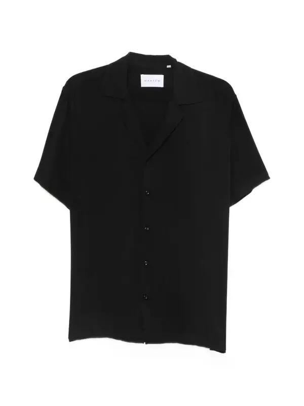 MARSEM Short-sleeve Camp-collar Shirt