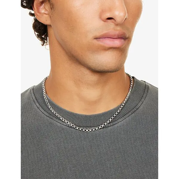 SERGE DENIMES Sterling Maille Chain Necklace