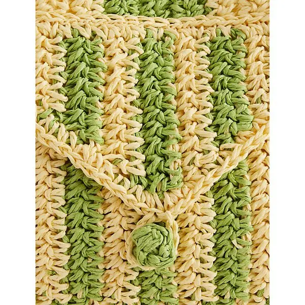 DAMSON MADDER Oversized Raffia Tote Bag
