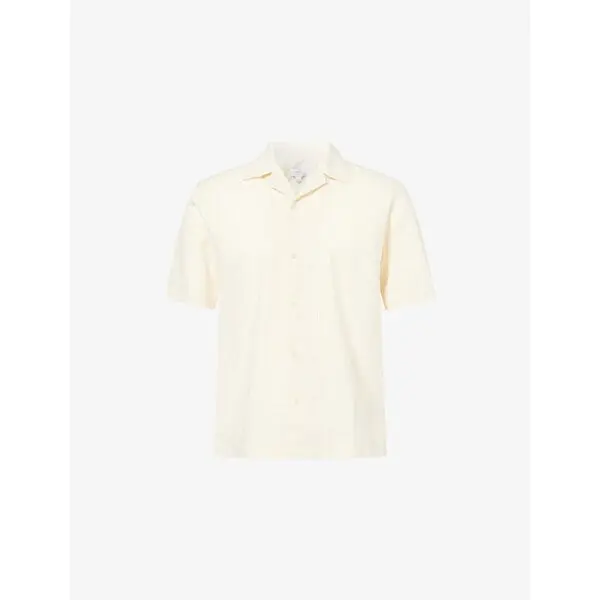 Sunspel Stripe-pattern Regular-fit Cotton Shirt
