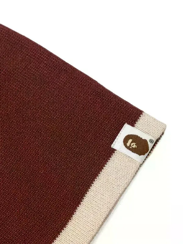 A BATHING APE Mad Face Logo Beanie