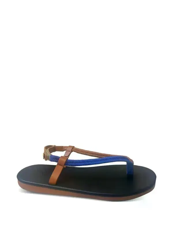 ANCIENT GREEK SANDALS Zoi Rope Leather Sandals - Black