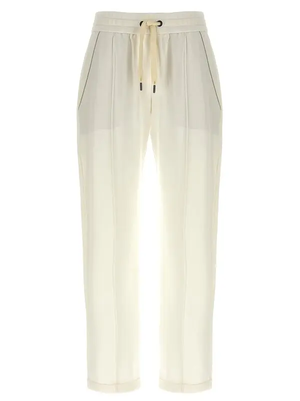 Brunello Cucinelli Monile Joggers - White