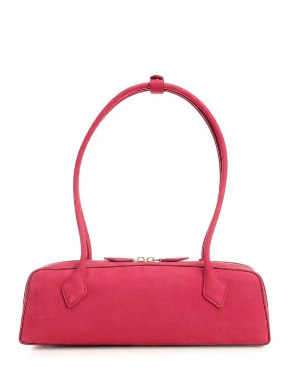 Alaïa Medium Le Teckel Bag In Shiny Goatskin - Red
