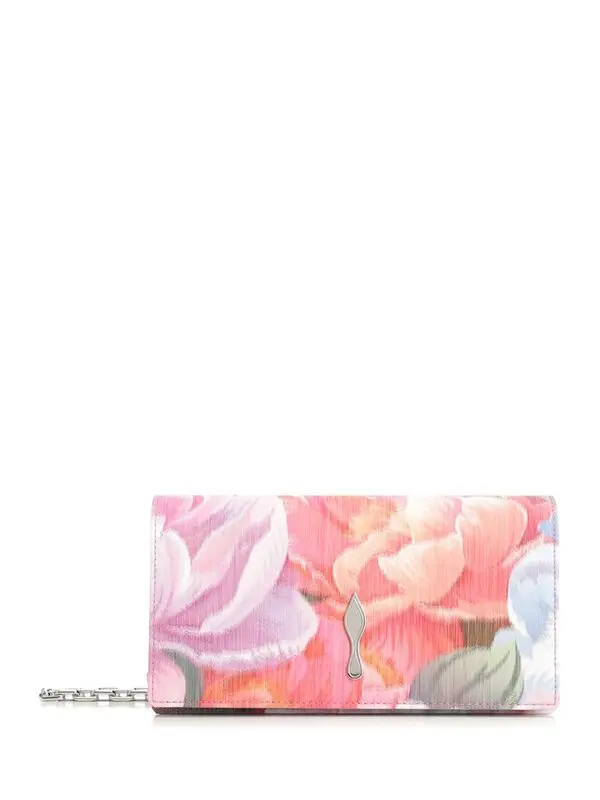 CHRISTIAN LOUBOUTIN Bettina Printed Fabric Clutch - Multicolor