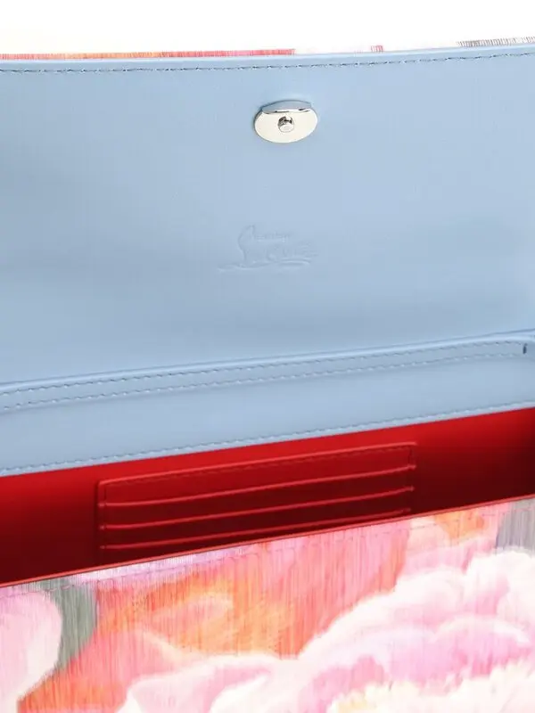 CHRISTIAN LOUBOUTIN Bettina Printed Fabric Clutch - Multicolor