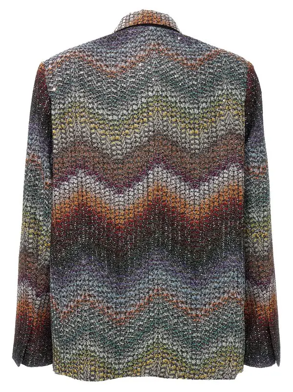 Missoni Lamé And Sequin Viscose Blazer