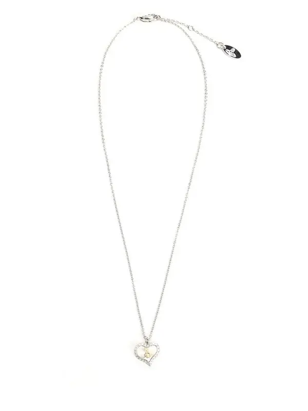 VIVIENNE WESTWOOD Petra Heart Necklace With Orb Detail - Multicolor