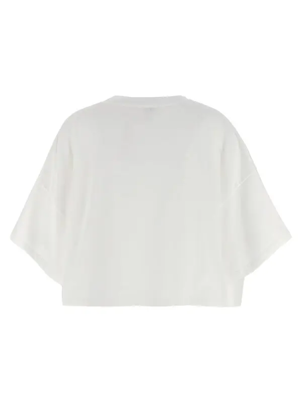 Chloé Logo Cropped T-shirt - Multicolor