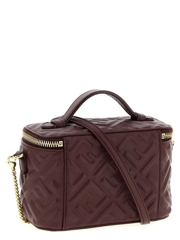 Fendi Ff Jacquard Vanity Handbag