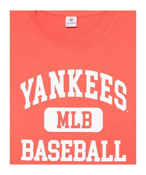 SPORTY  RICH Sporty & Rich Short Sleeve Crewneck T-shirt With Graphic