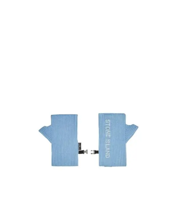 Stone Island Fingerless Gloves - Blue
