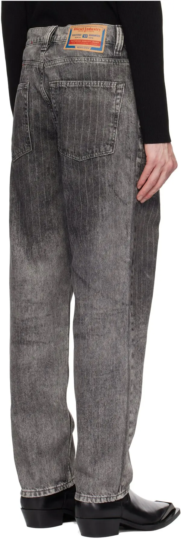 DIESEL® D Macs S 5 Jeans With Faded Effect - Light Grey