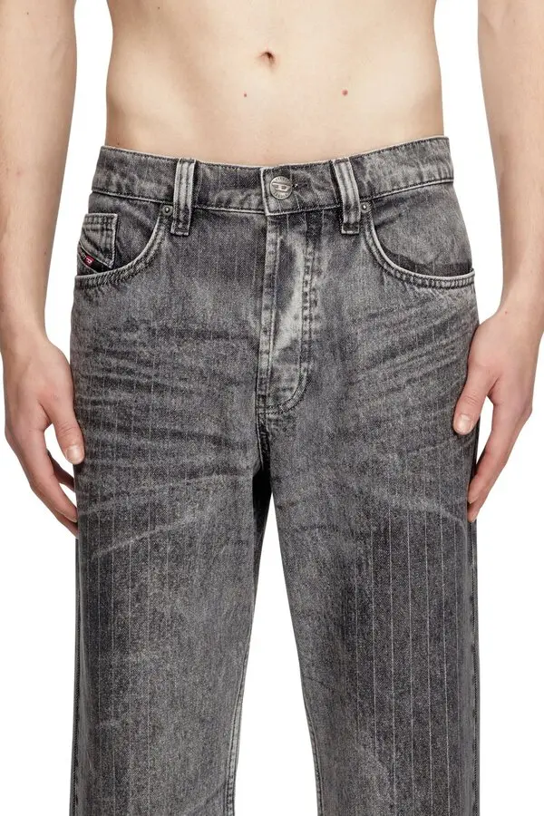 DIESEL® D Macs S 5 Jeans With Faded Effect - Light Grey