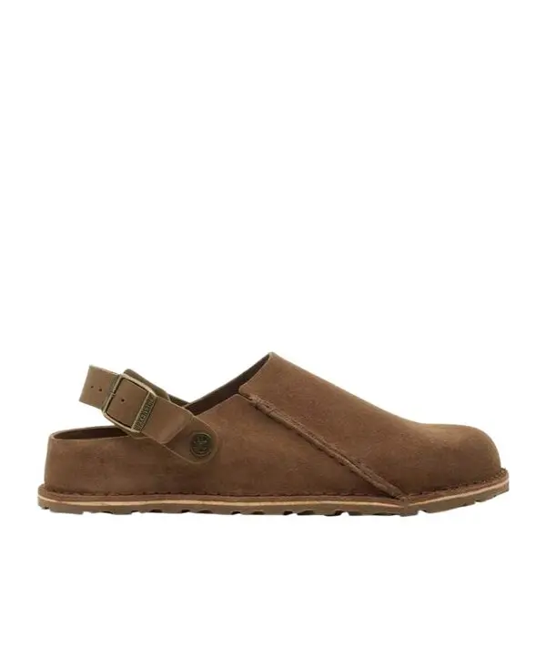 BIRKENSTOCK Buckle Strap Mule - Brown