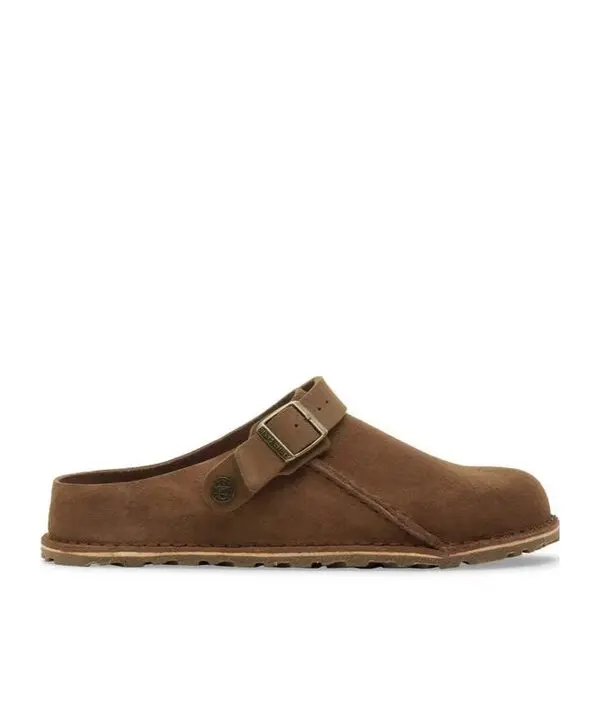 BIRKENSTOCK Buckle Strap Mule - Brown