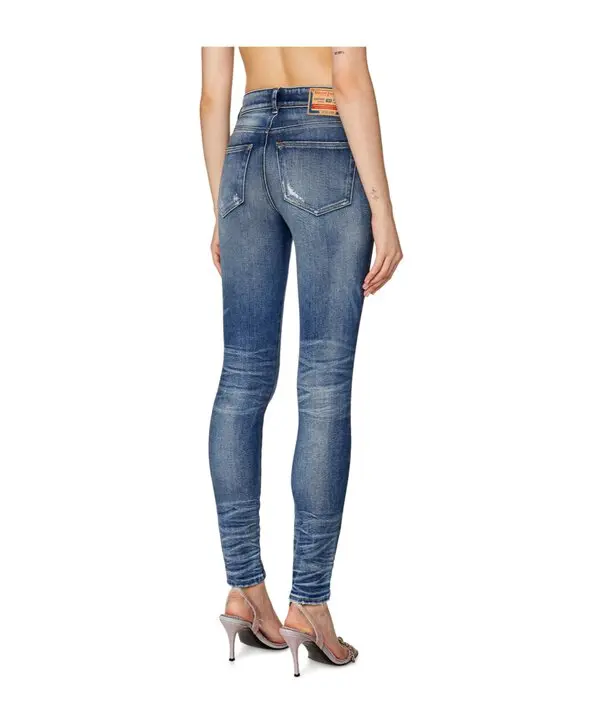 DIESEL® Slandy Skinny Jeans - Medium Blue
