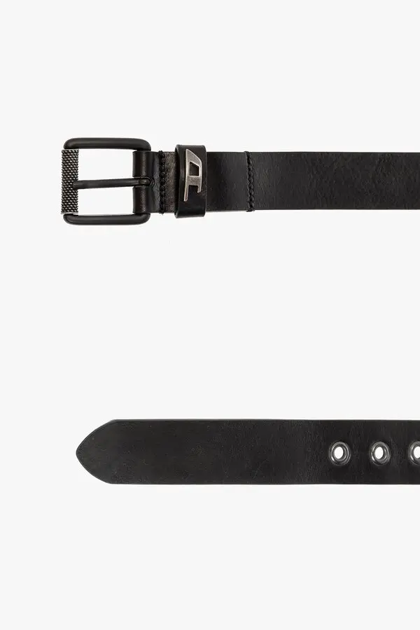 DIESEL® B Dave Cracked Leather Belt