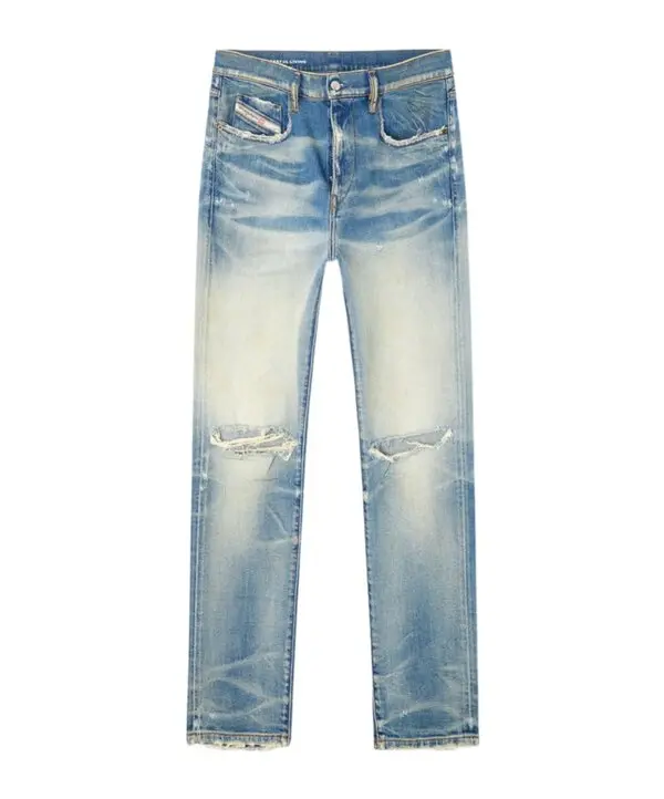 DIESEL® D-strukt Tapered Jeans - Medium Blue