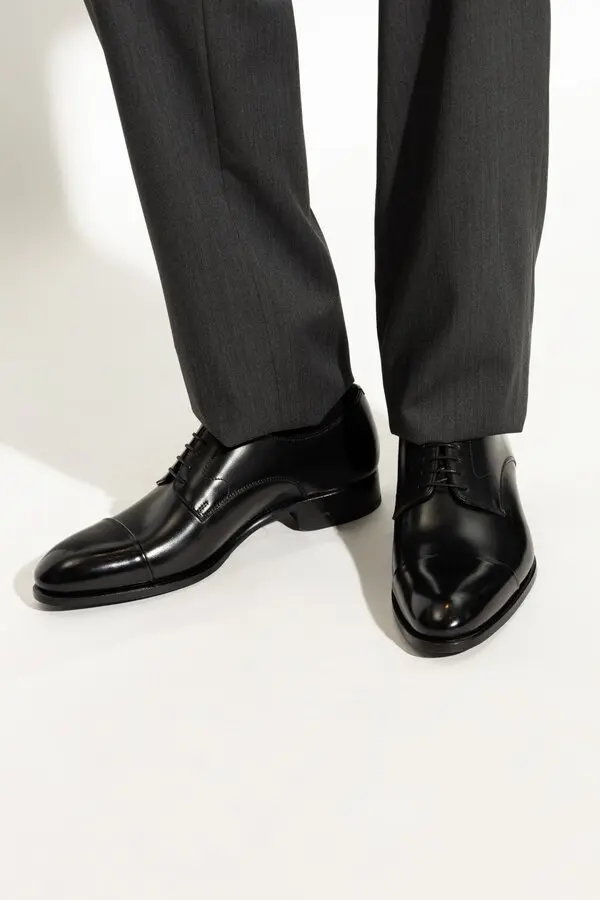 Brioni Classic Oxford Lace-up Shoes