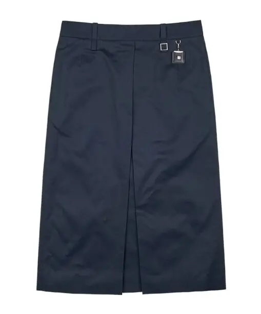 WOOYOUNGMI Logo Skirt - Navy