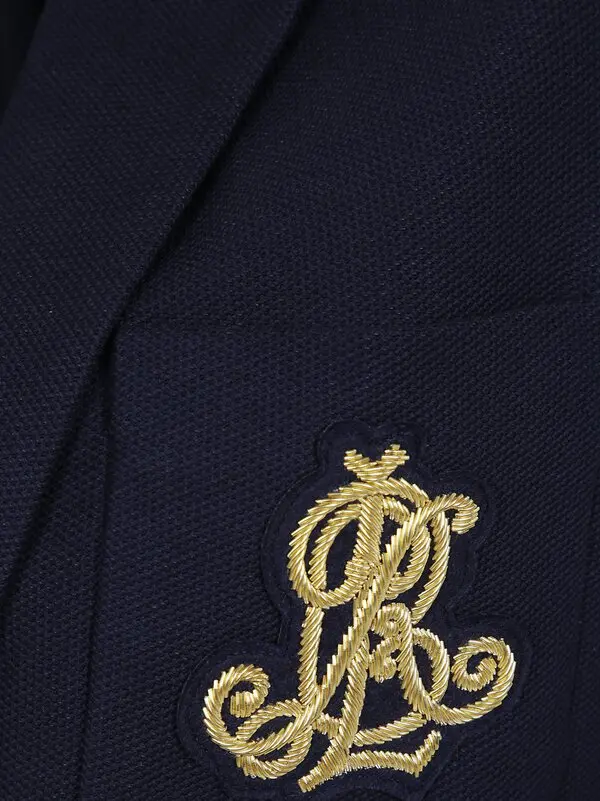 Ralph Lauren Bullion Jacquard Blazer - Black