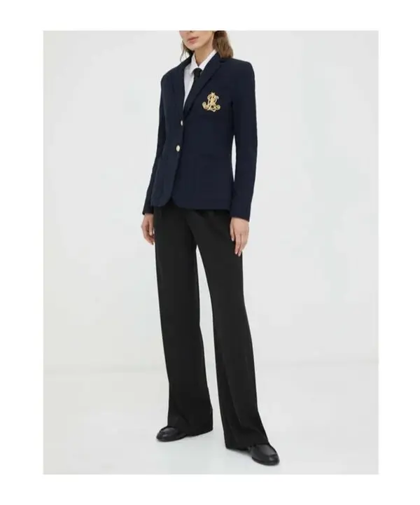 Ralph Lauren Bullion Jacquard Blazer - Black