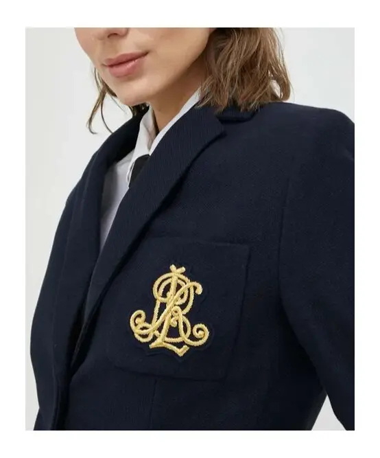 Ralph Lauren Bullion Jacquard Blazer - Black