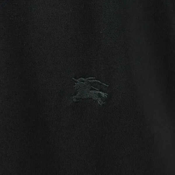 Burberry Checked-trim Tie-detail T-shirt - Black