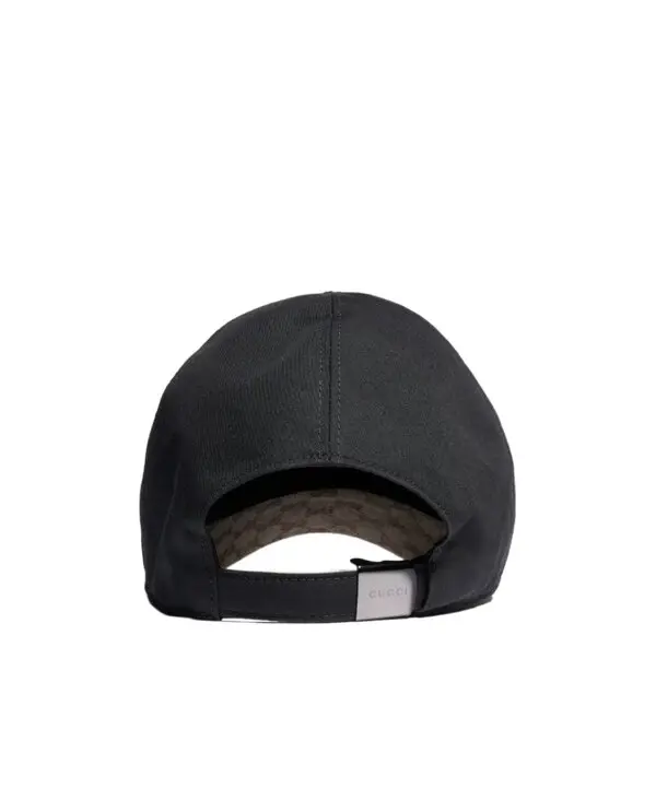 Gucci Gg Canvas Trim Baseball Hat