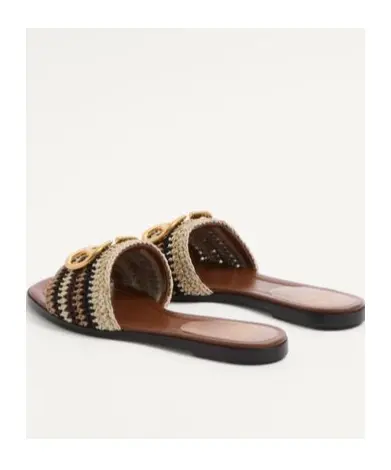 Valentino Garavani Vlogo Signature Crochet Slides