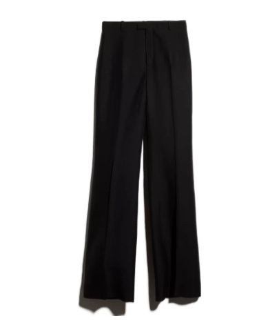 Gucci Fluid Viscose Linen Tailored Pants