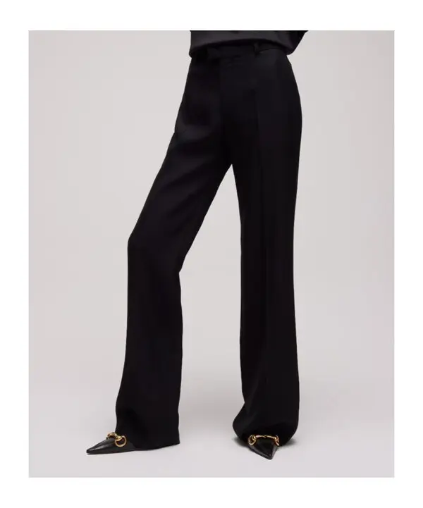 Gucci Fluid Viscose Linen Tailored Pants