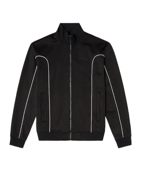 DIESEL® S-locking-do Zip Sweater With Contrast Piping