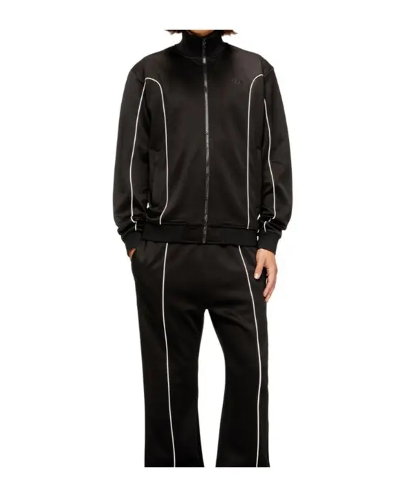 DIESEL® S-locking-do Zip Sweater With Contrast Piping