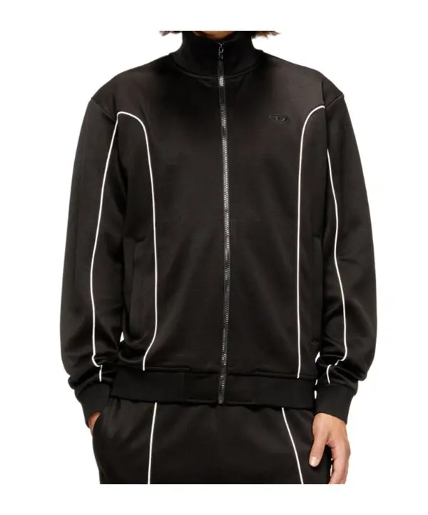 DIESEL® S-locking-do Zip Sweater With Contrast Piping