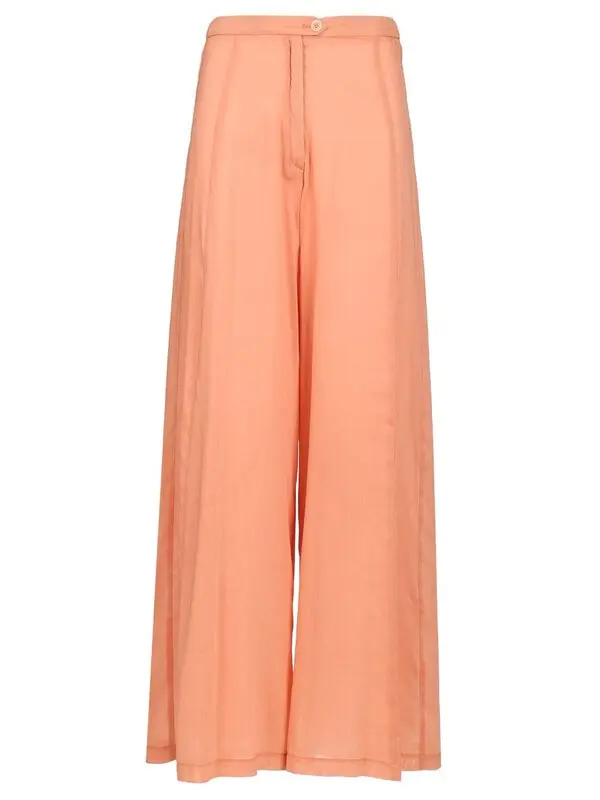FORTE_FORTE Flared Voile Trousers