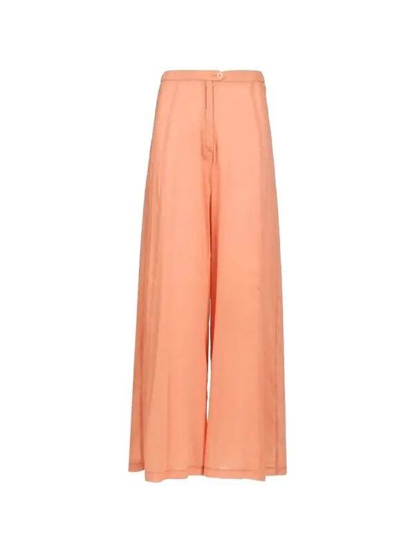 FORTE_FORTE Flared Voile Trousers