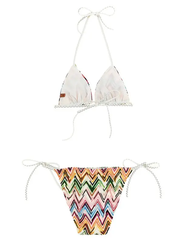 Missoni Zigzag Lace Triangle Bikini