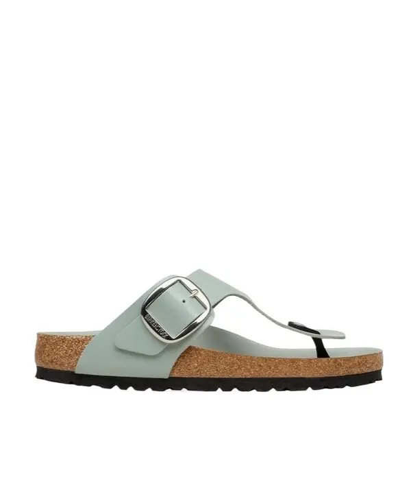 BIRKENSTOCK Gizeh Big Buckle Thong Sandals - Gray