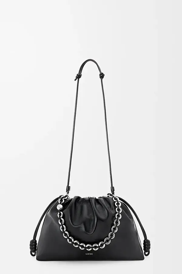Loewe Flamenco Large Shoulder Bag - Black