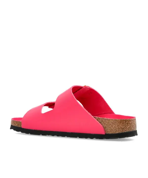 BIRKENSTOCK Arizona Big Buckle Flat Sandals - Red