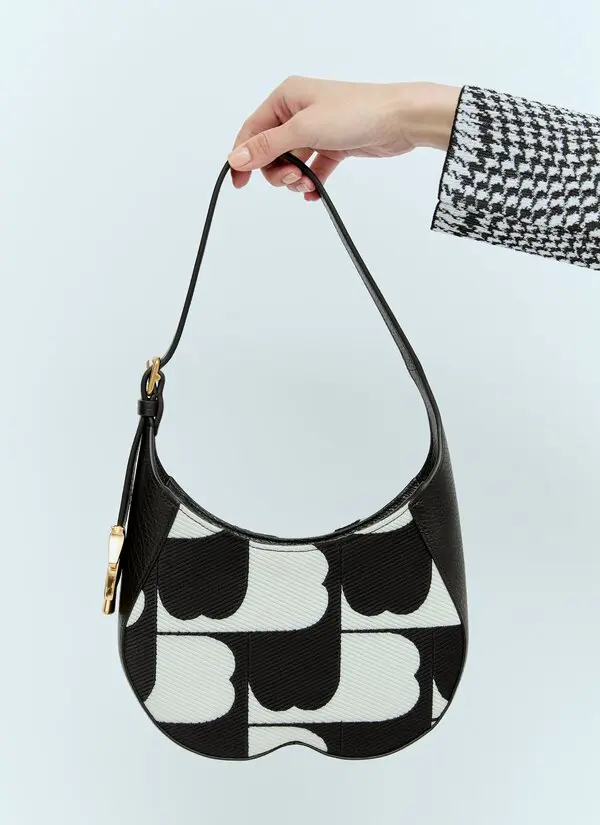 Burberry Small Chess Shoulder Bag - Black