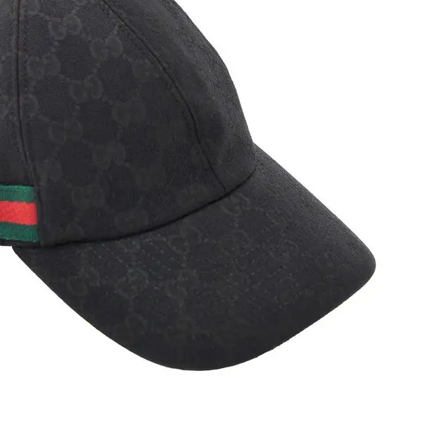 Gucci Original Gg Canvas Baseball Cap With Web Stripe