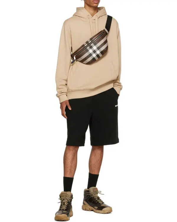 Burberry Checked Zipped Belt Bag