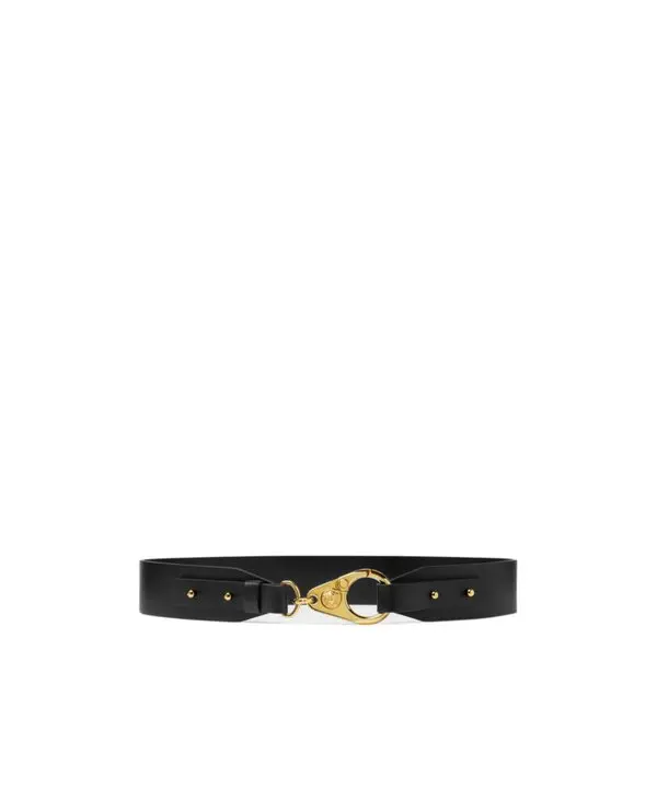 Versace La Medusa Buckle Belt - Black