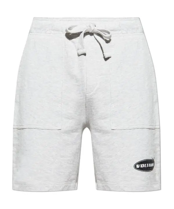 Zadig&Voltaire Elastic Waist Shorts With Drawstring And Pockets