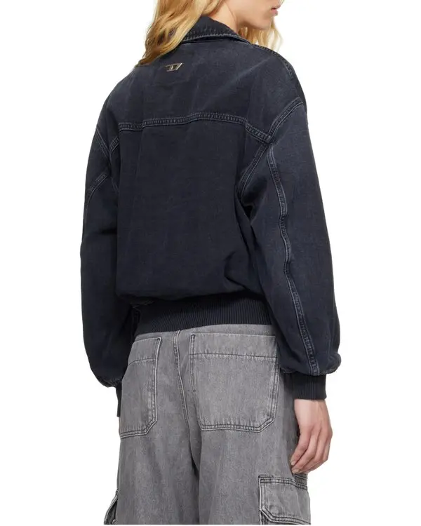 DIESEL® D-kurz Batavia-weave Denim Jacket - Black