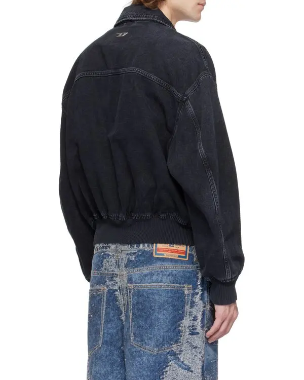 DIESEL® D-kurz Batavia-weave Denim Jacket - Black