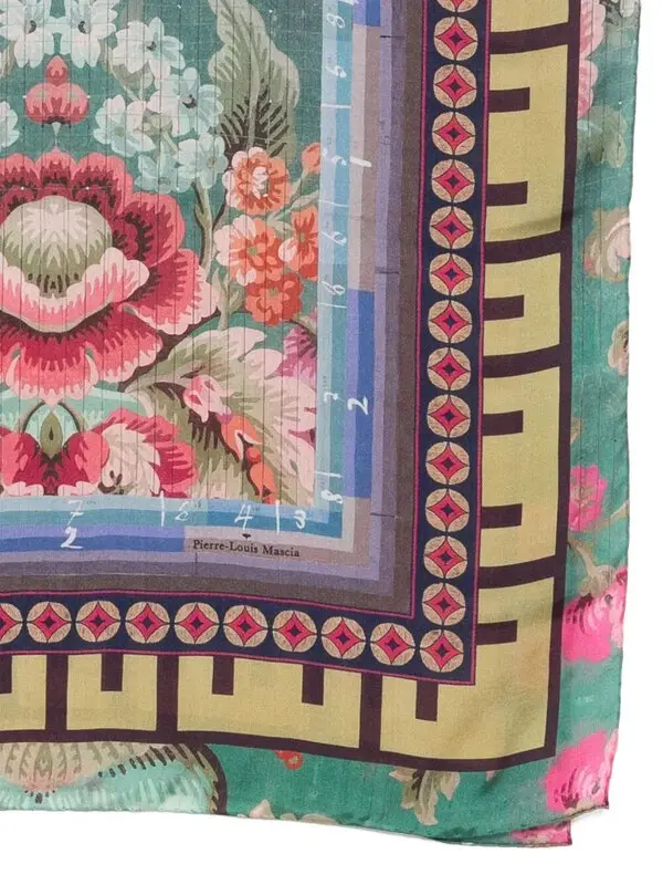 PIERRE-LOUIS MASCIA Molare Floral-pattern Scarf